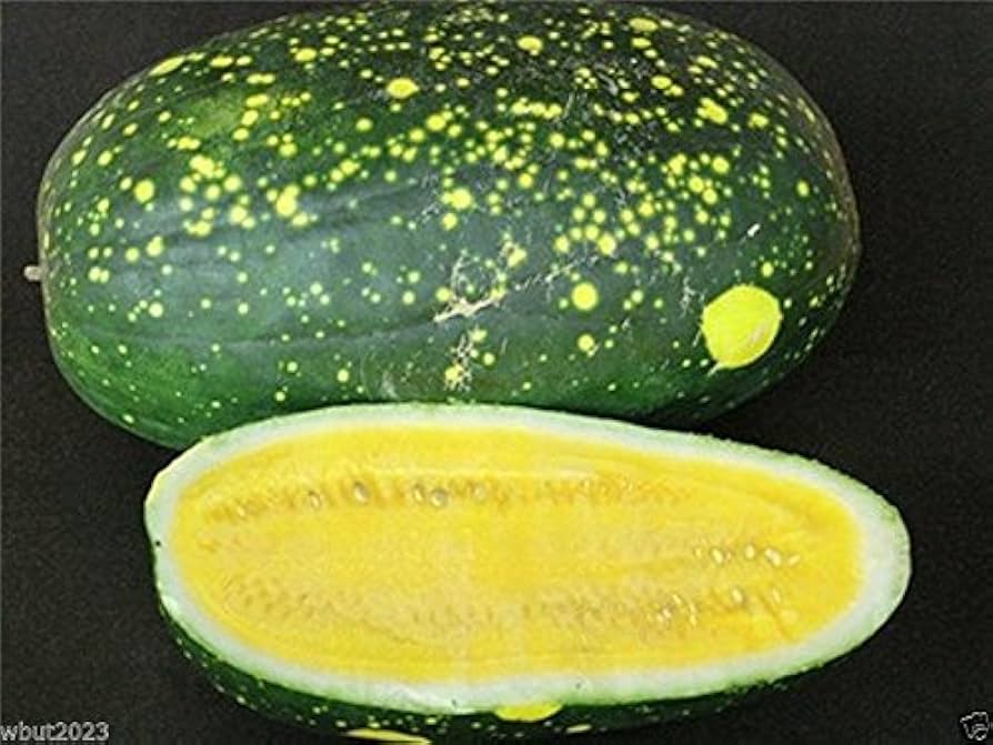 Moon & Stars Yellow Flesh Watermelon Seeds - Heirloom | Farm Hand Seeds ...